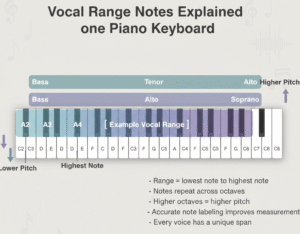 Vocal Range Notes Explained: Frequencies & Octaves
