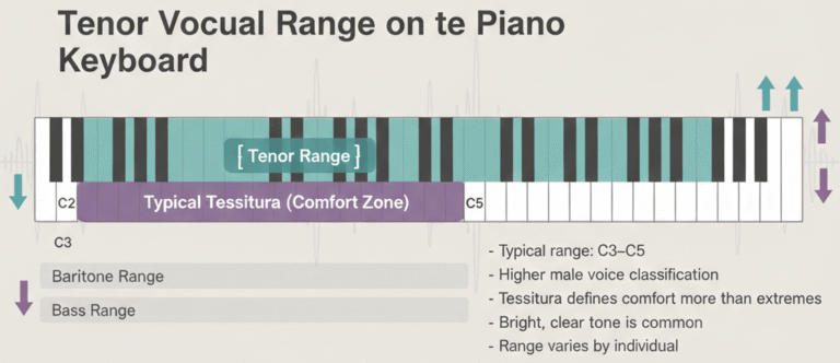 Tenor Vocal Range: Notes & Octave Breakdown