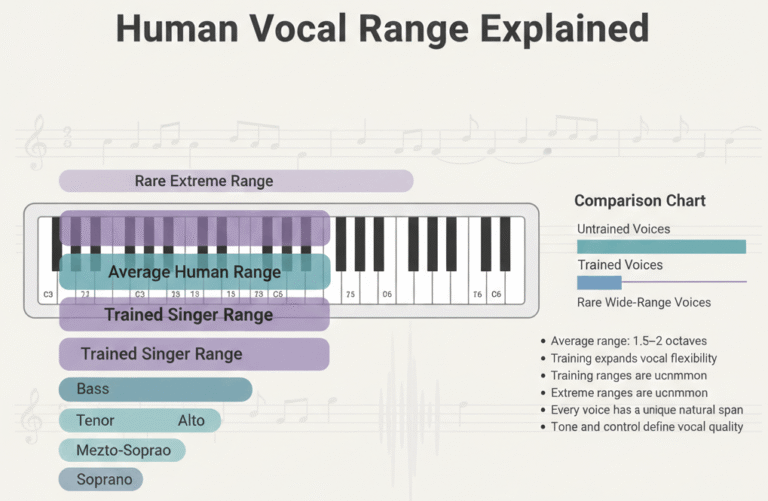Human Vocal Range Explained: Lowest to Highest Notes